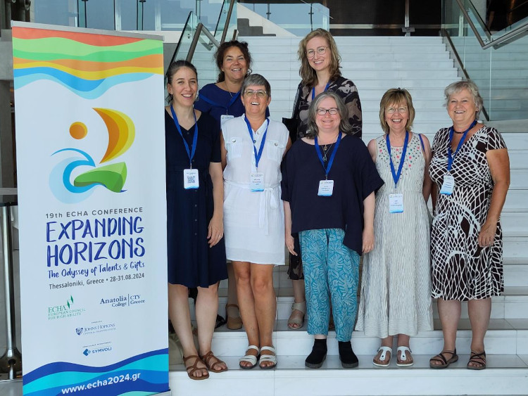 DAO’s Dr. Jessica Potts Presents at ECHA 2024 | Davidson Academy Online